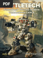 MechWarrior 3rd Edition (Character Sheet) PDF | PDF | Role Playing ...