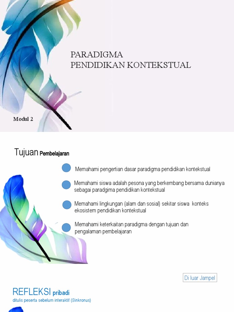 Handout Modul 2. Paradigma | PDF