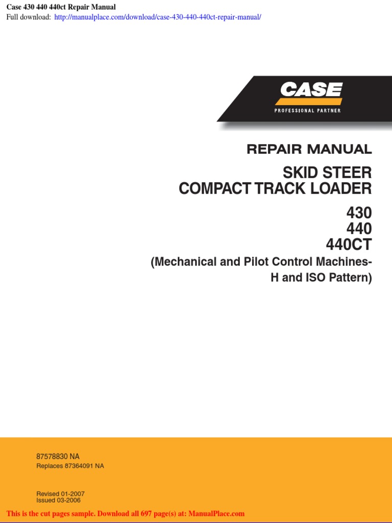 Case 430 440 440ct Repair Manual | PDF
