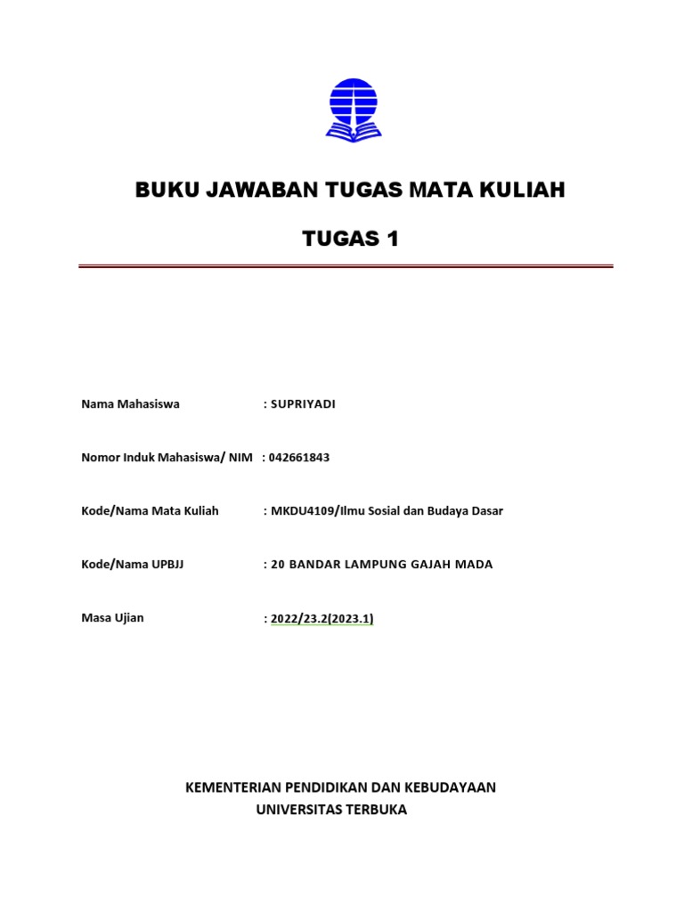 Tugas 1 IJAL SENI BUDAYA | PDF