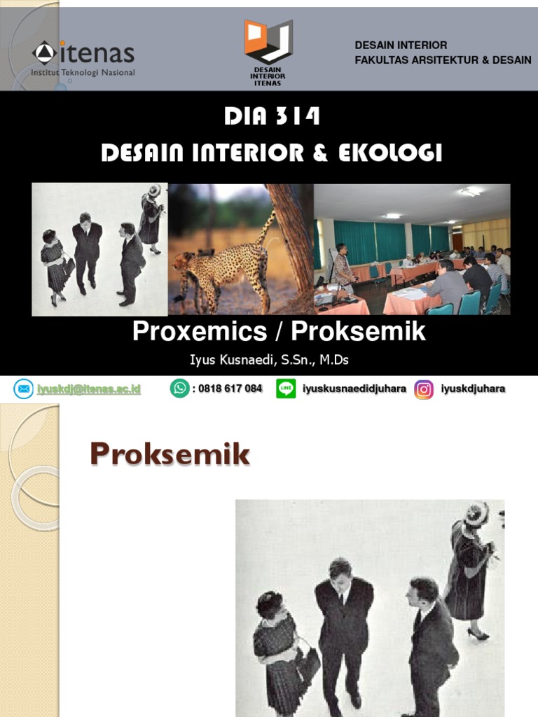 Proksemik: Studi Jarak dan Ruang Sosial | PDF | Sains & Matematika