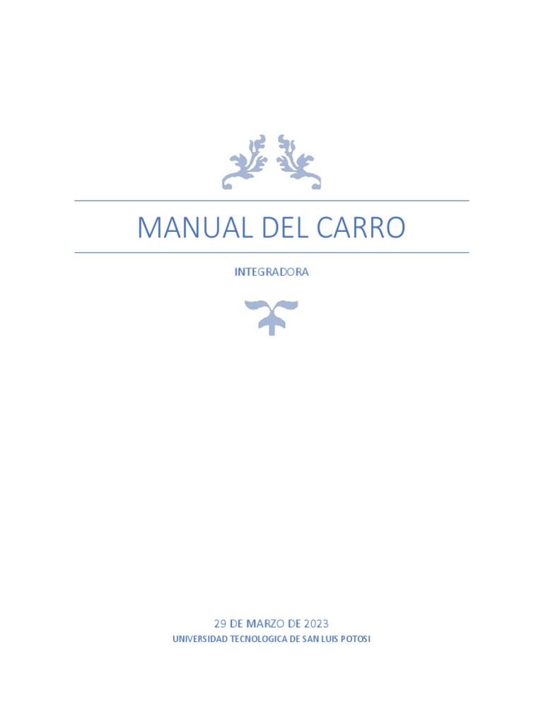 Manual de Carro | PDF | Vehículo de motor | Vehículos