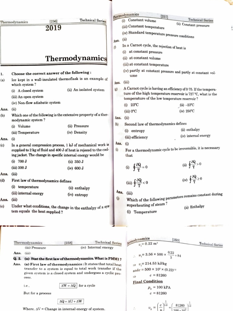 Thermo 1 | PDF