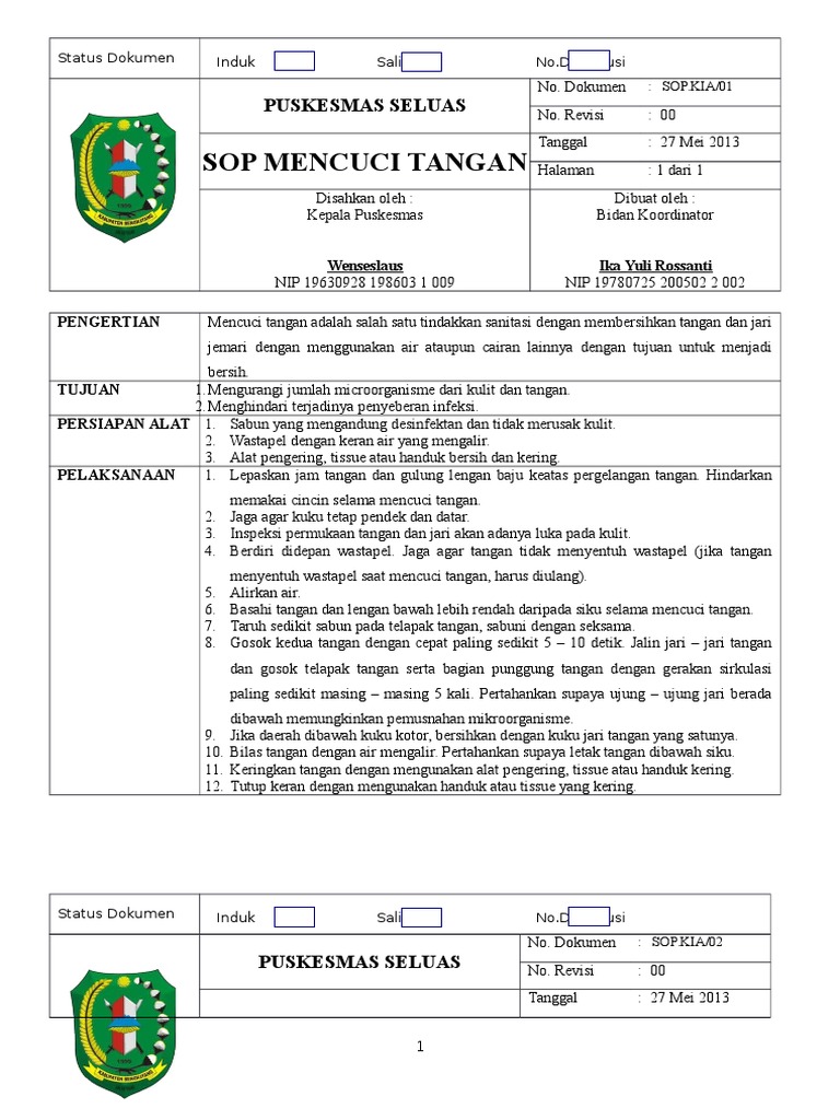 Ebook SOP Puskesmas | PDF