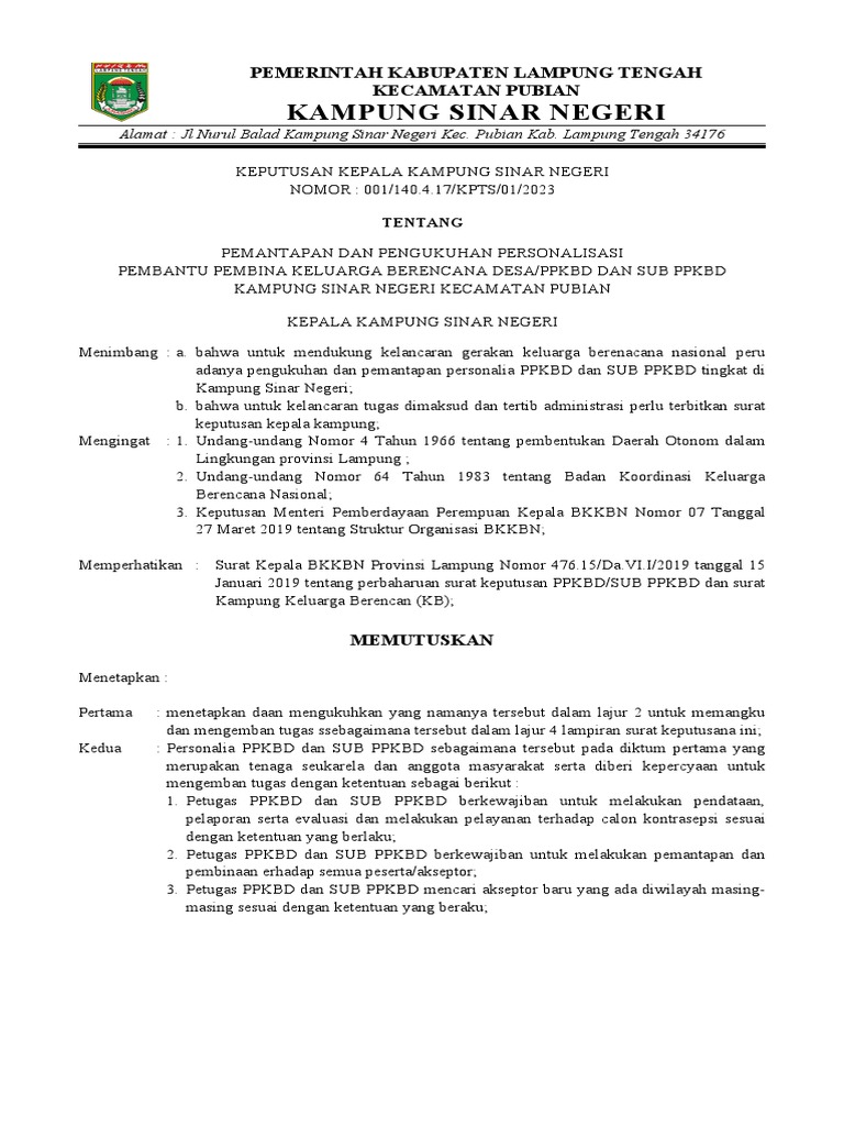 Sk Ppkbd Dan Sub Ppkbd 2023-2 | PDF