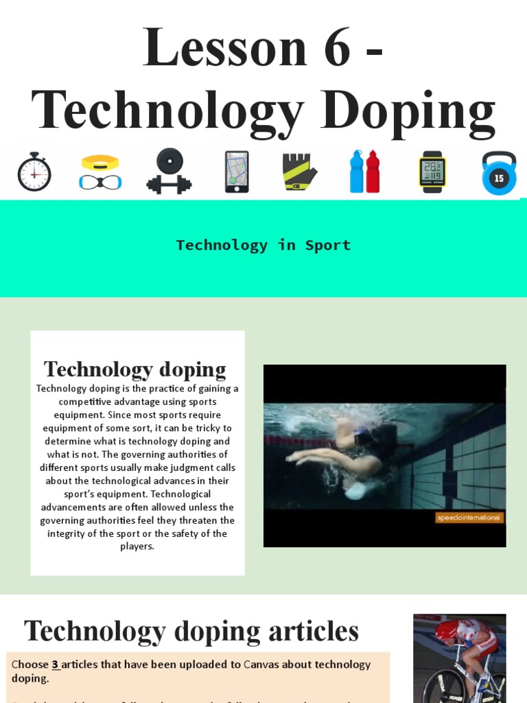 Lesson 6 - Technology Doping | PDF | Sports