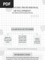 Chapter 7 Continuing Professional Education CPD | PDF | Teachers | Professional Development