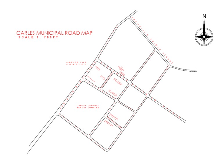 Carles Municipal Road Map Guide | PDF