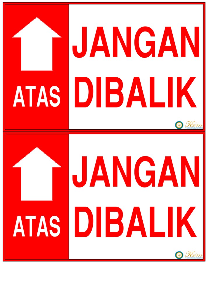 Jangan Dibalik | PDF