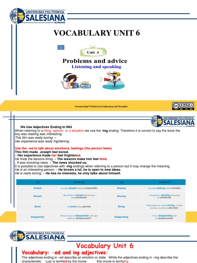 B1.1 - Unit 6 - VOCABULARY - Oki | PDF