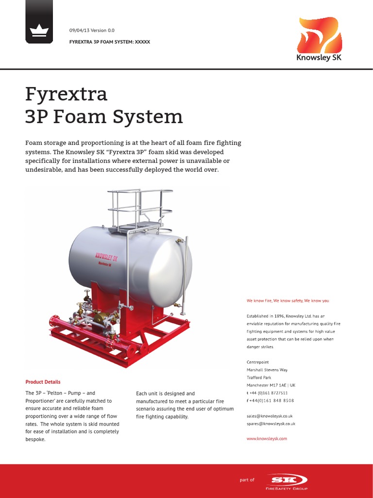 3P-Foam-Skid-Data-Sheet | PDF