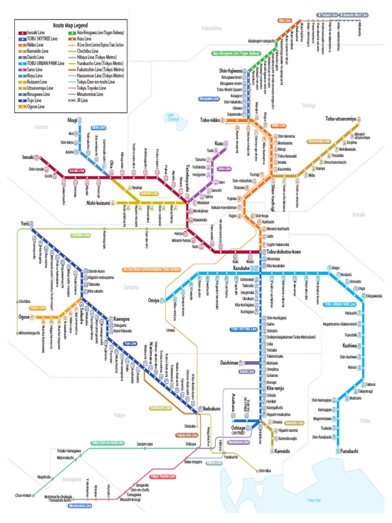 Route Map | PDF | Tokyo | Japan