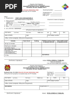 Latest PFT Form | PDF | Career & Growth