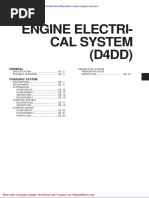 Hyundai Engine d4dd Manual | PDF | Internal Combustion Engine | Piston