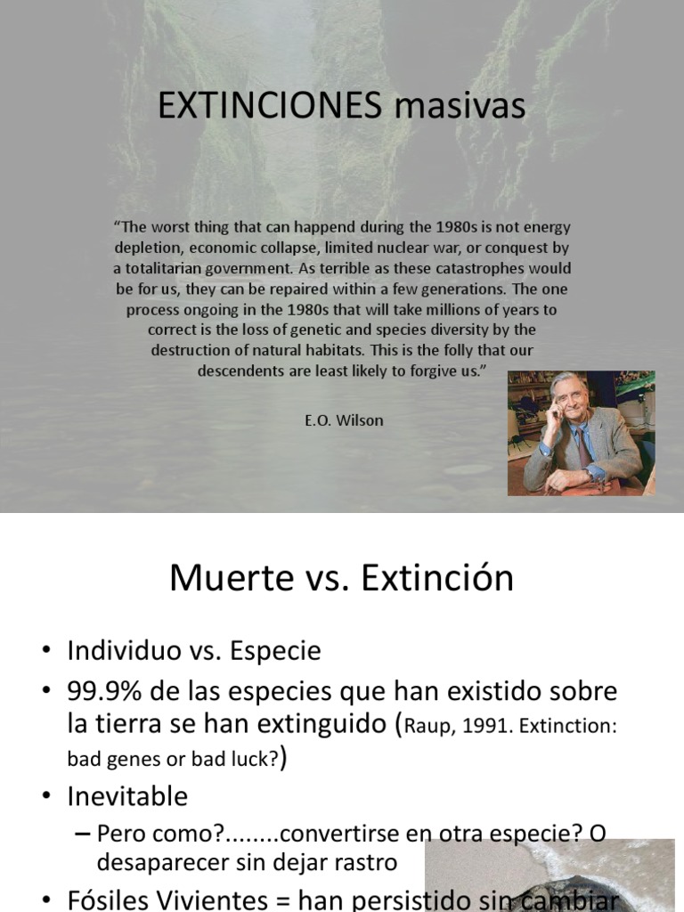 Clase Mass Extinctions | PDF