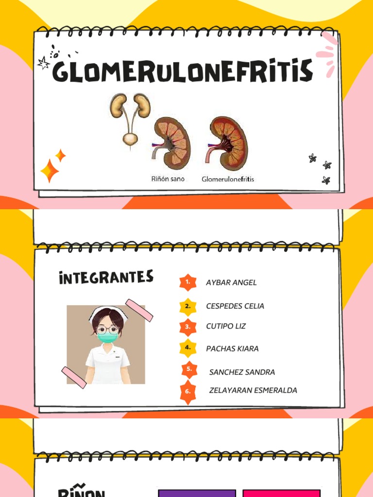 Glomerulonefritis | PDF | Vejiga urinaria | Edema