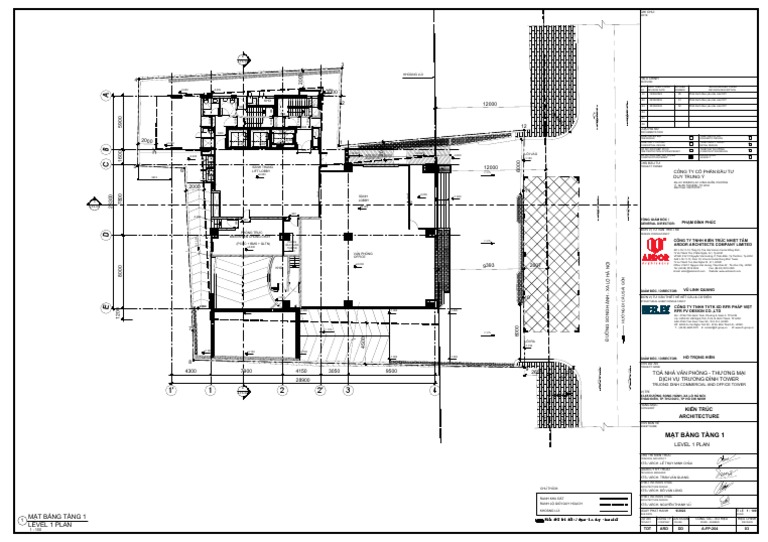 TDT-ARD-Sheet - A-FP-204 - MẶT BẰNG TẦNG 1-A-FP-204 | PDF