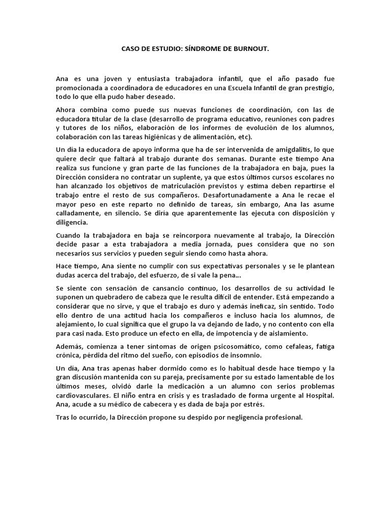 Síndrome de Burnout-1-1 | PDF
