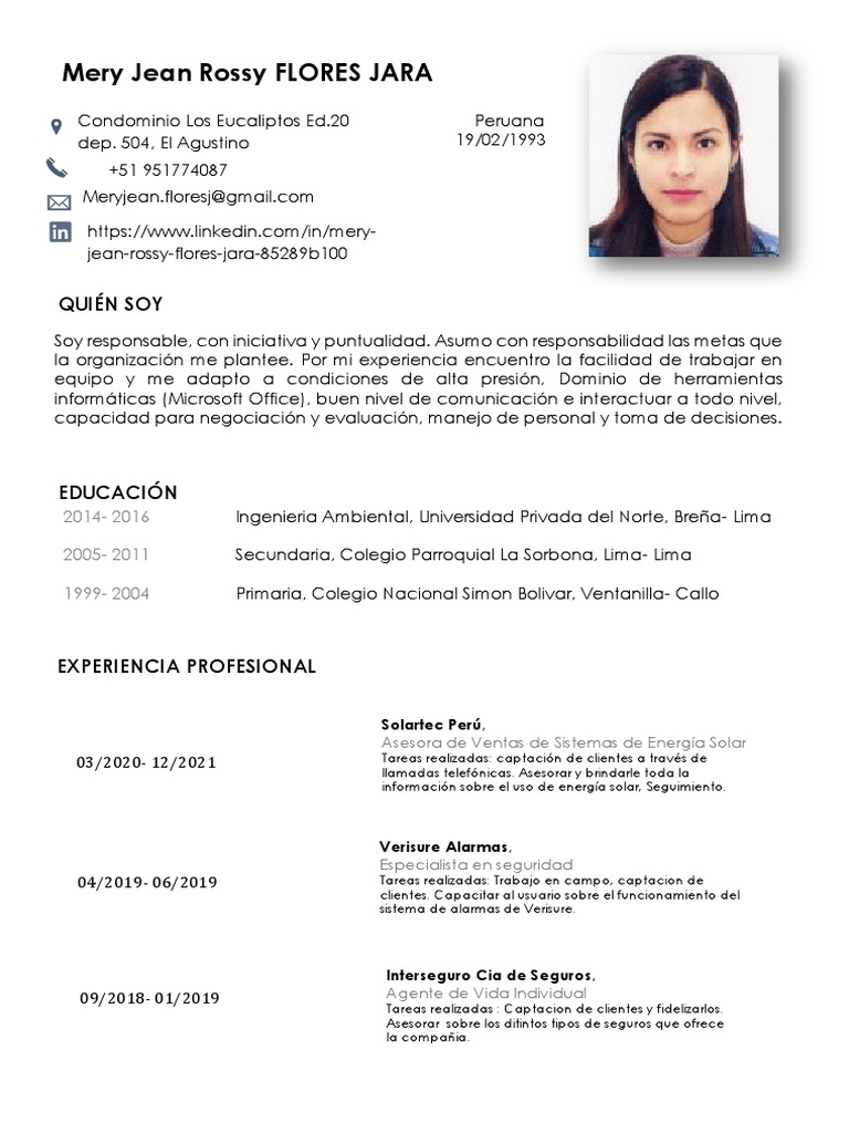 Currículum Vitae | PDF