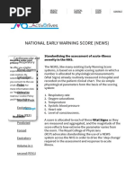 NEWS2 Chart 1 - The NEWS Scoring System - 0 - 0 | PDF