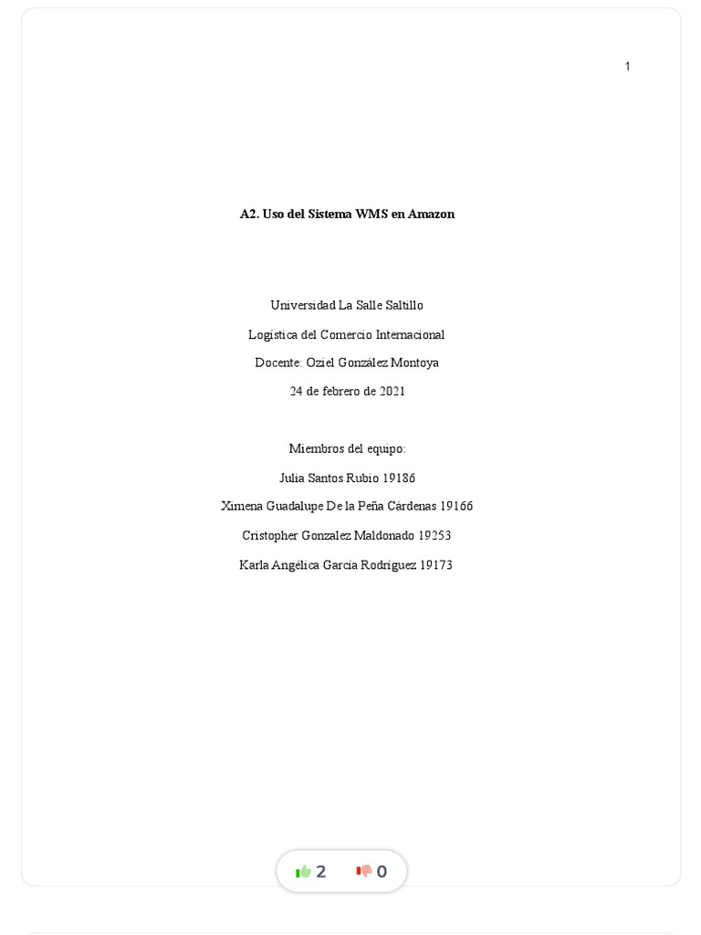 Uso del Sistema WMS en Amazon | PDF | Software | Código de barras