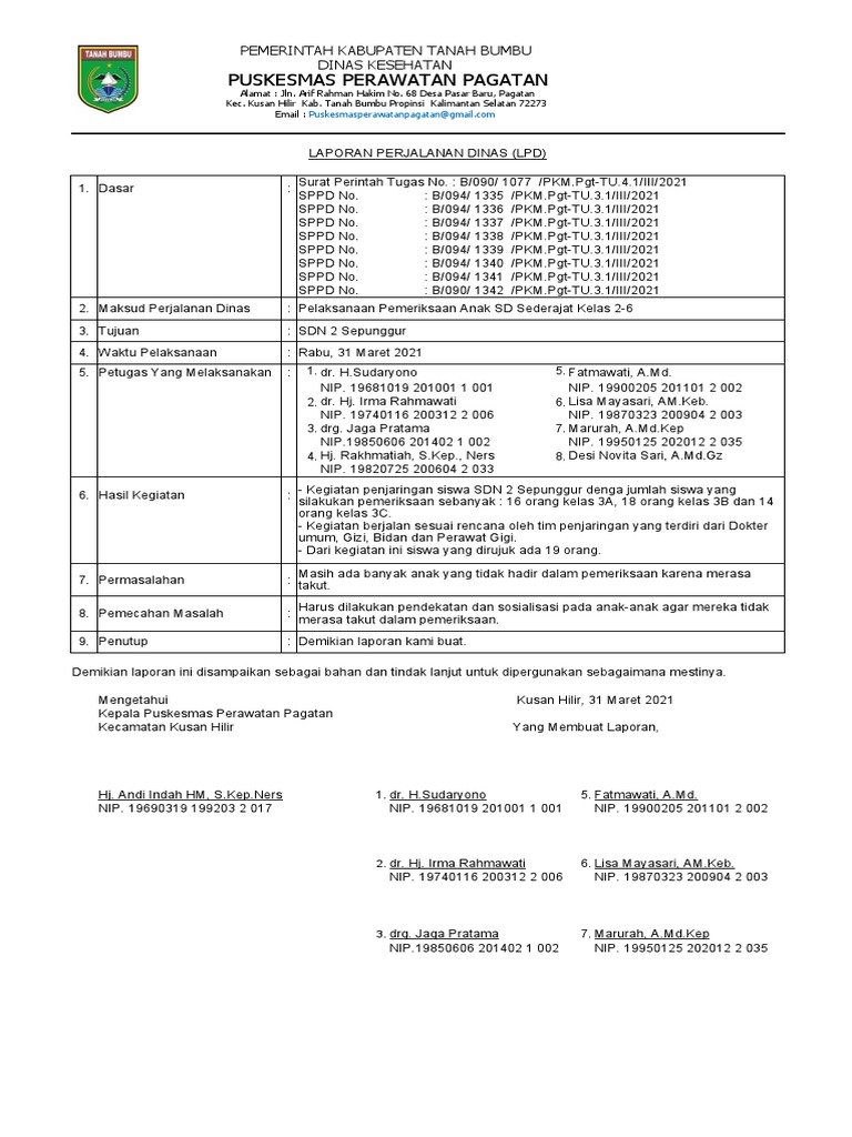 LPD - Maret 2021 | PDF
