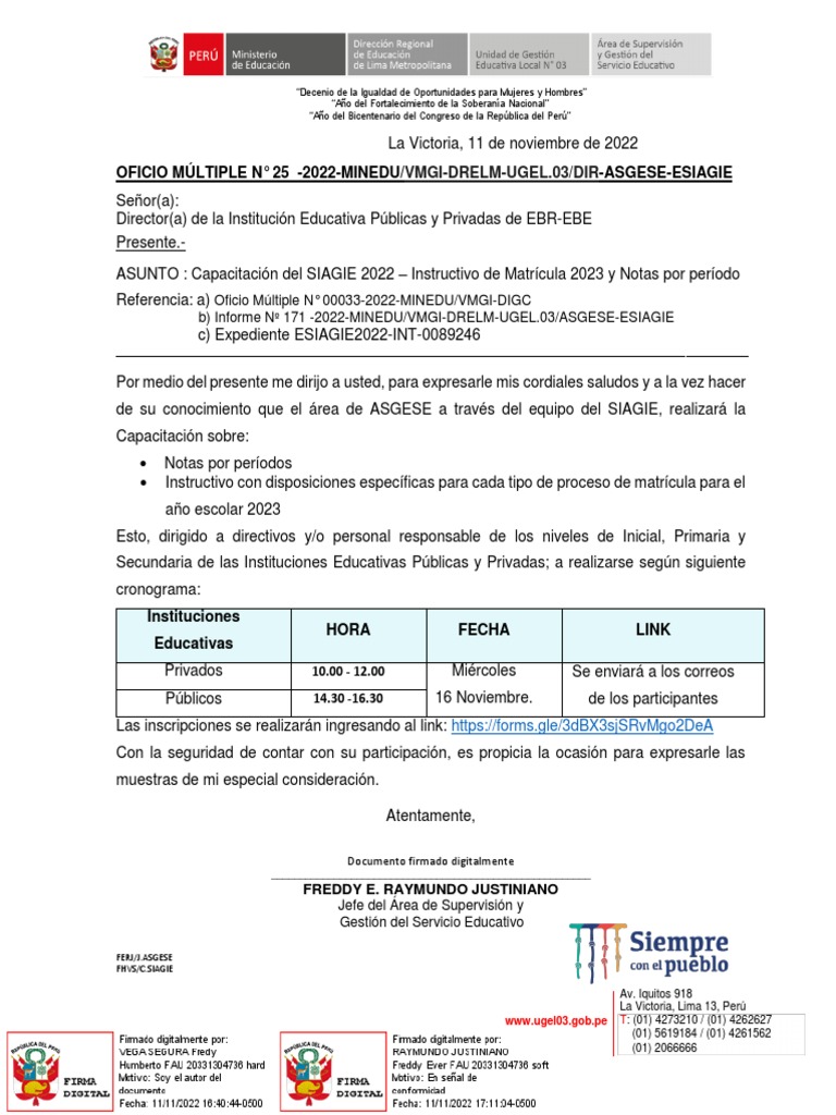 11-11-22 OM 25 Exp 0089246 Capacitación Del SIAGIE 2022 - Instructivo ...