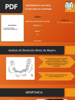 Analisis de Moyers 1 | PDF | Diente | Ortodoncia
