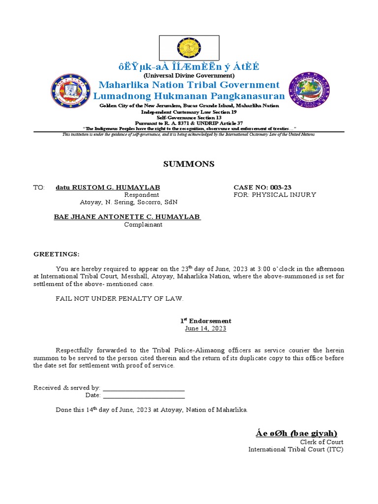 Jane Antonete & Rustom Case | PDF