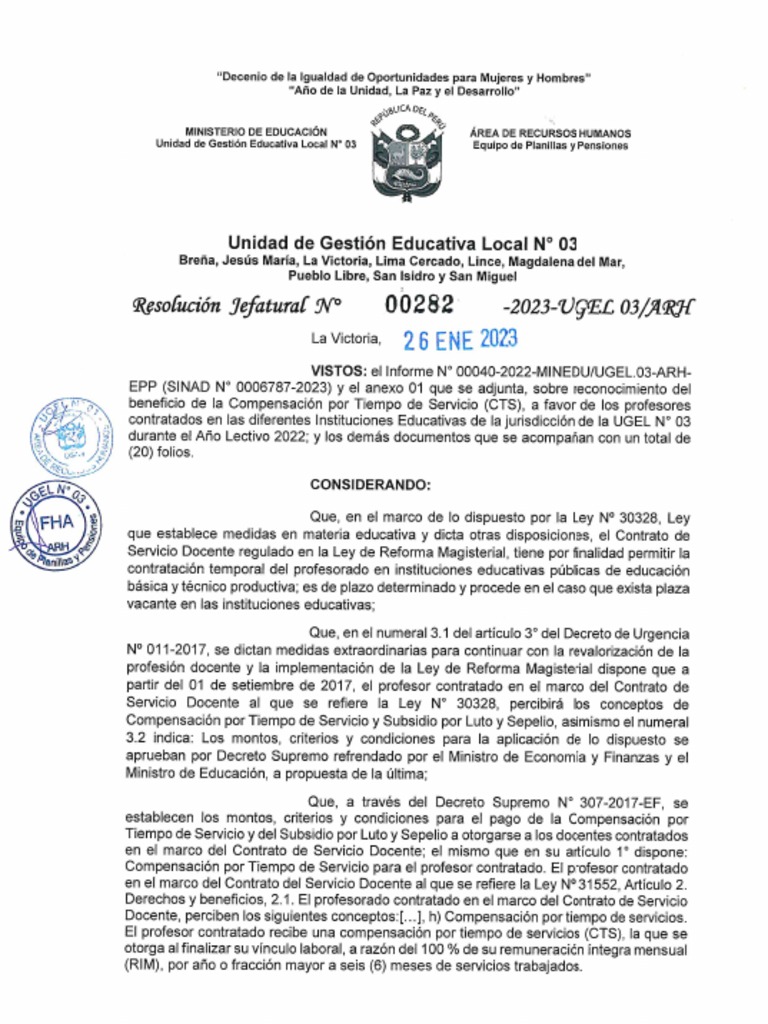 Rj-Arh-2023-00282-Exp-2022-06787-Cts Docentes Contratados 2022 | PDF Rj-Arh-2023-00282-Exp-2022-06787-Cts Docentes Contratados 2022 | PDF