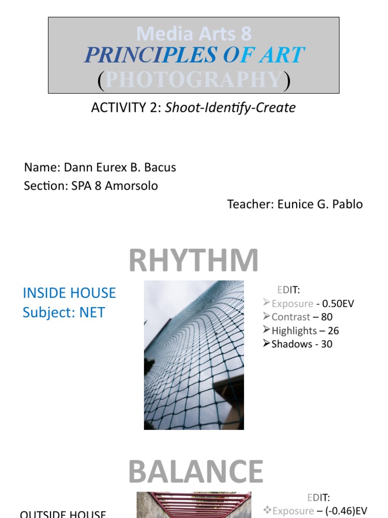 Principles of Art Week 3 4 | PDF