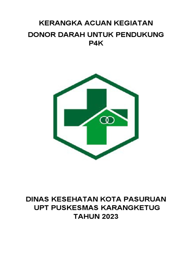 Donor Darah Pendukung P4K 2023 | PDF