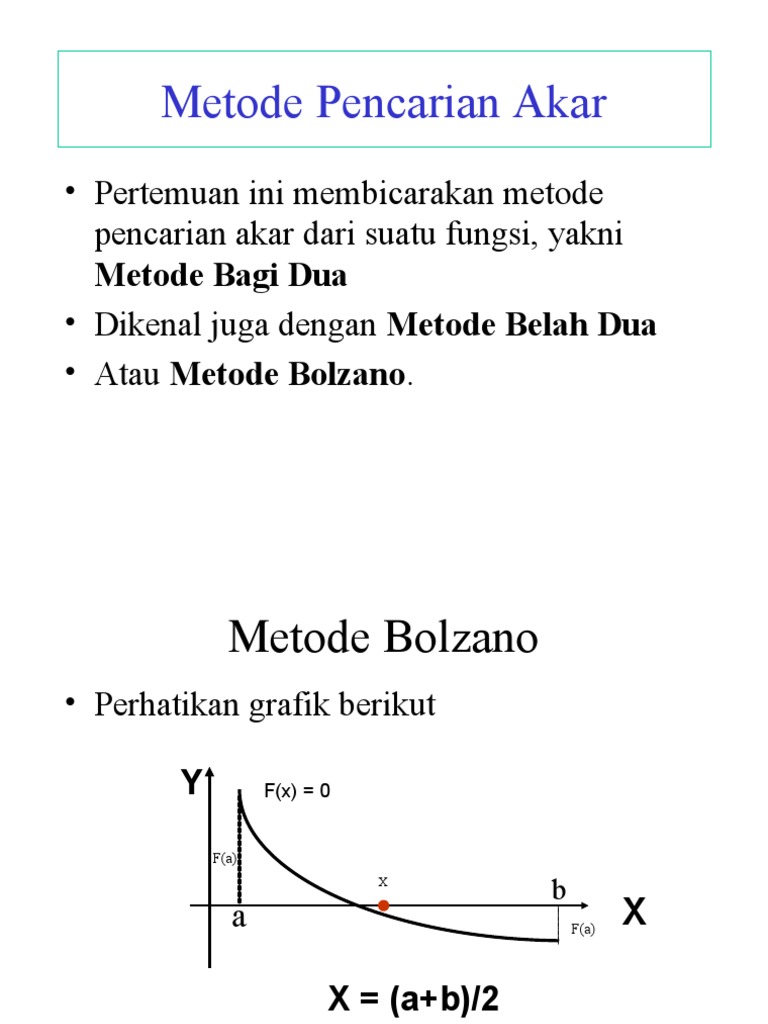 4 Pengantar Metode Bagi Dua (Ambilyg Ini) | PDF