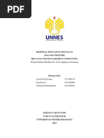 Proposal Magang (Template) | PDF