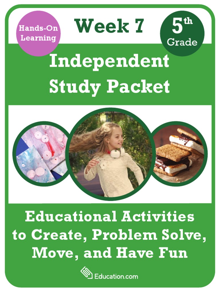 Independent Study Packet 5th Grade Week 7 | PDF | Maze | Learning