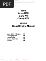 Hyundai Engine d4dd Manual | PDF | Internal Combustion Engine | Piston