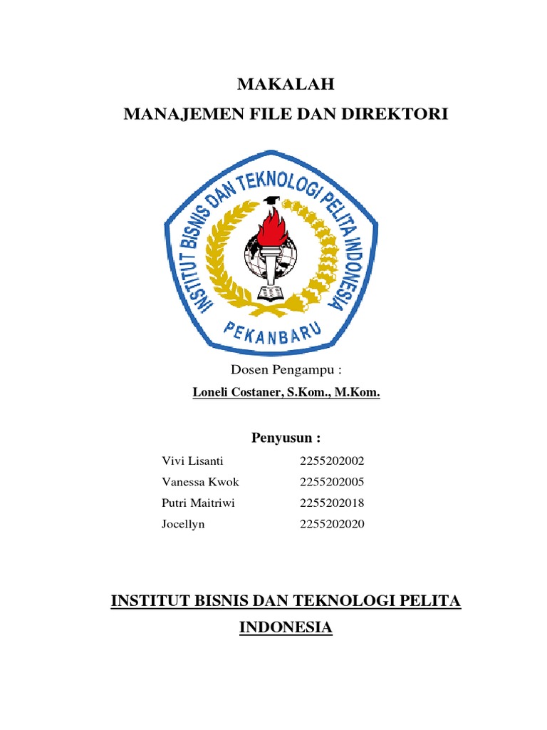 Makalah S.O - Manajemen File Dan Direktori | PDF
