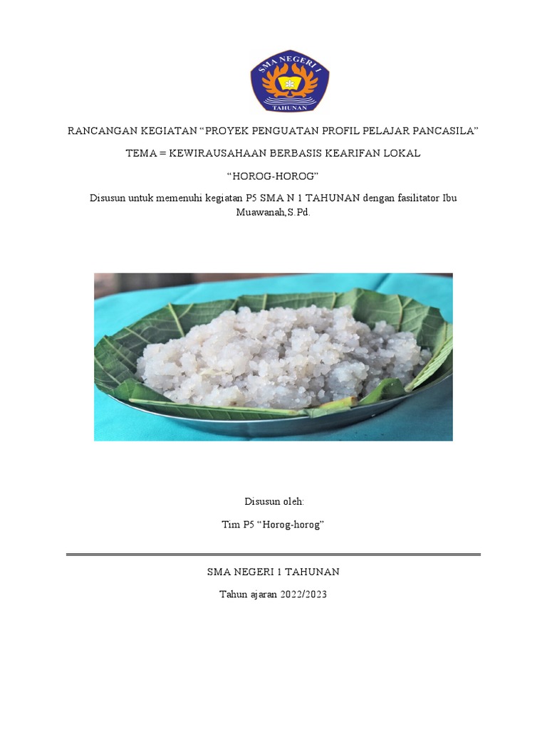 Pelestarian Kearifan Lokal: Horog-Horog | PDF