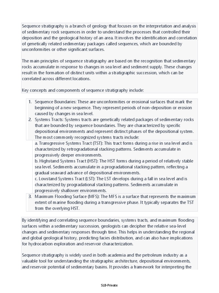 Sequence Stratigraphy | PDF | Earth Sciences | Geology