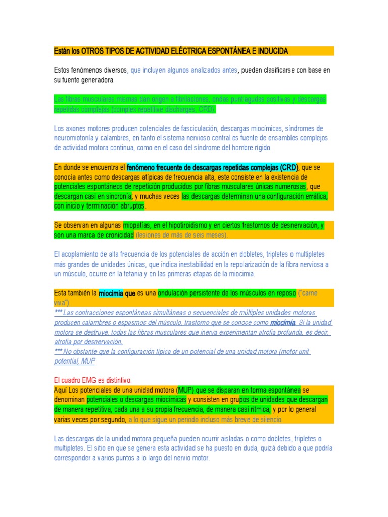 NEURO | PDF | Nervio | Electromiografia