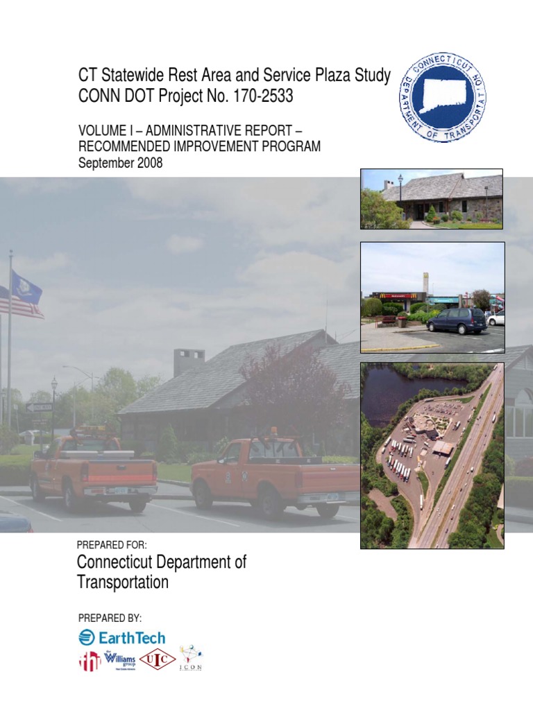 Connecticut Rest Area Improvement Plan | PDF | Connecticut | Benchmarking
