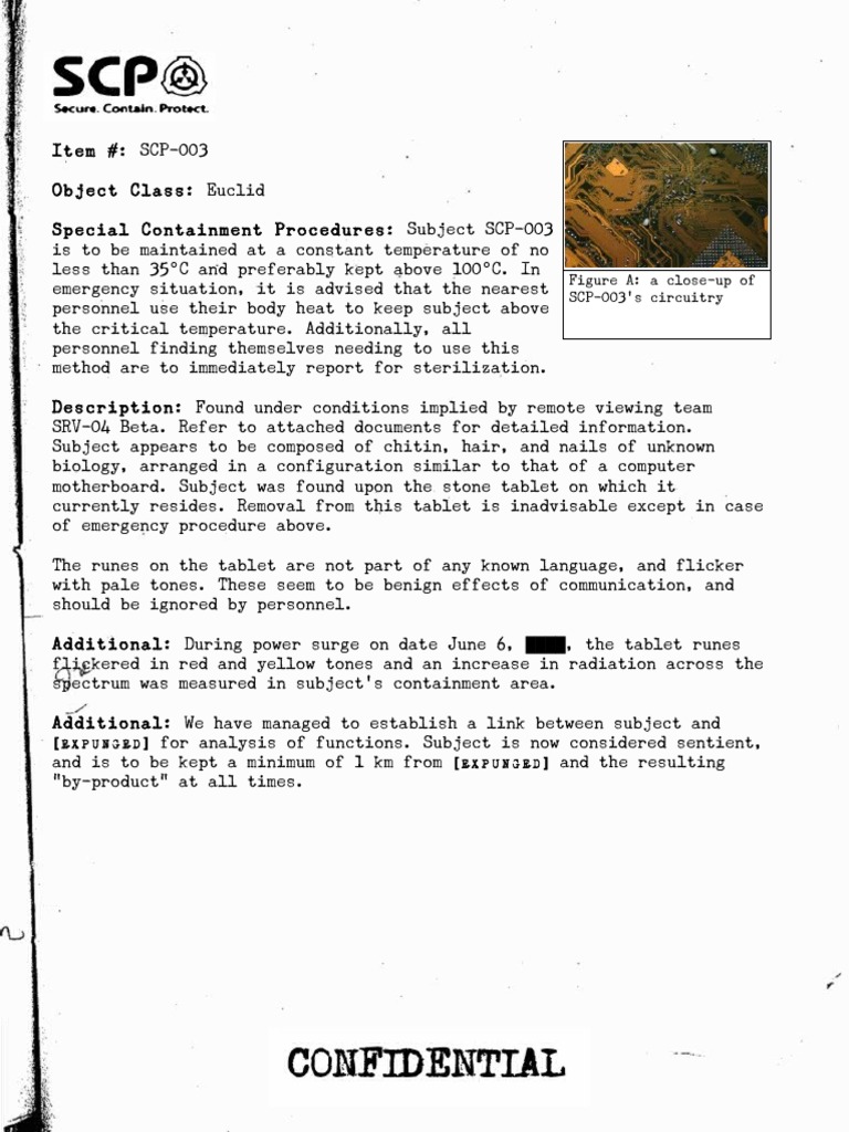 SCP 003 | PDF