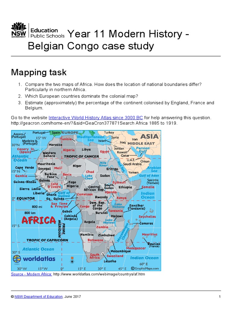 Belgian Congo Case Study | PDF | Democratic Republic Of The Congo ...