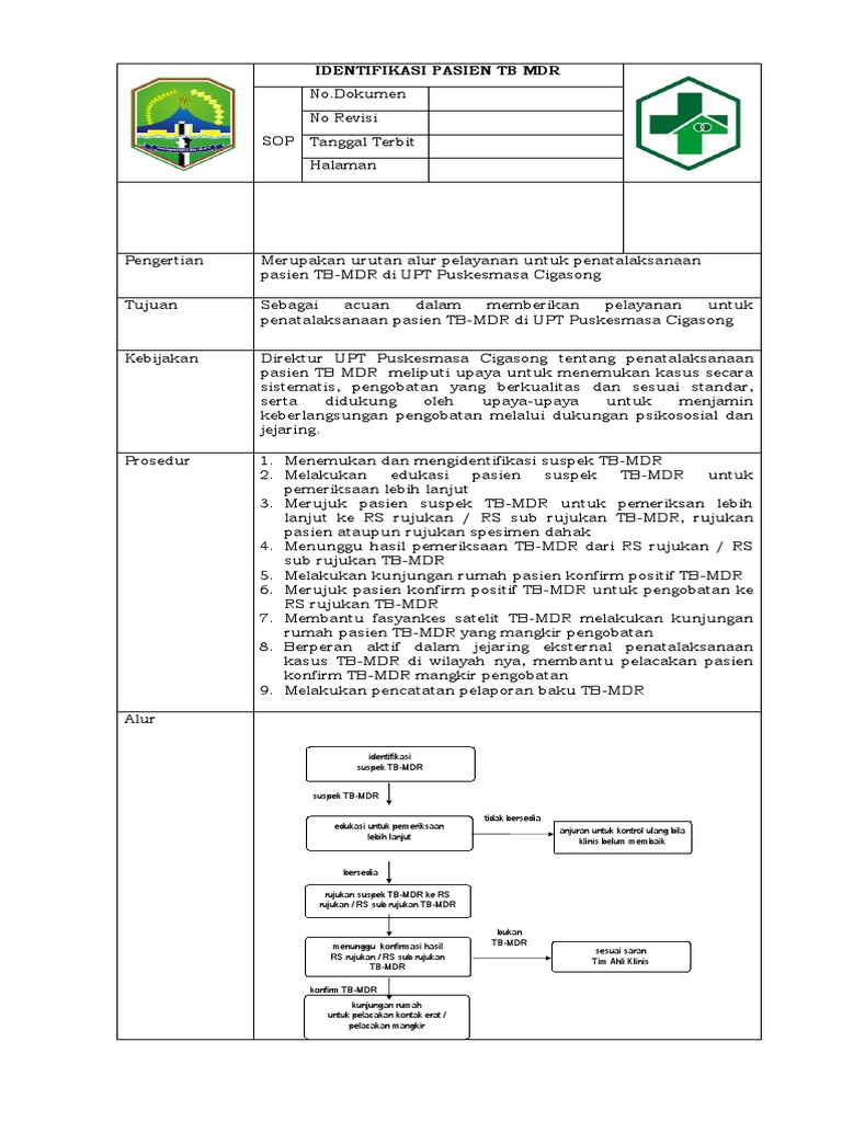 SOP-Alur-TB-MDR | PDF