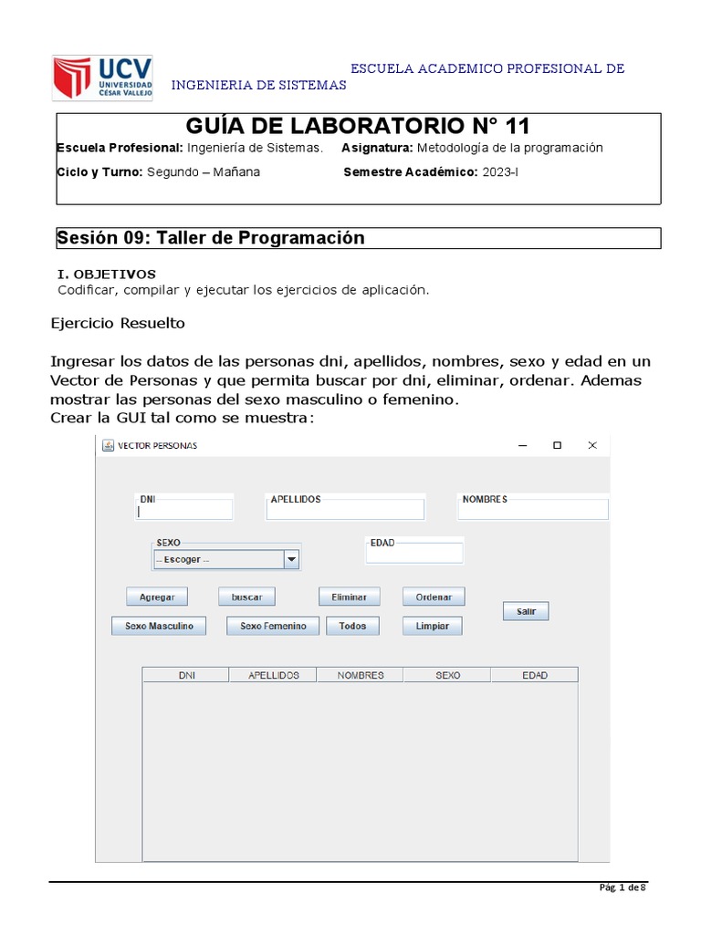 Guía Laboratorio 11 | PDF