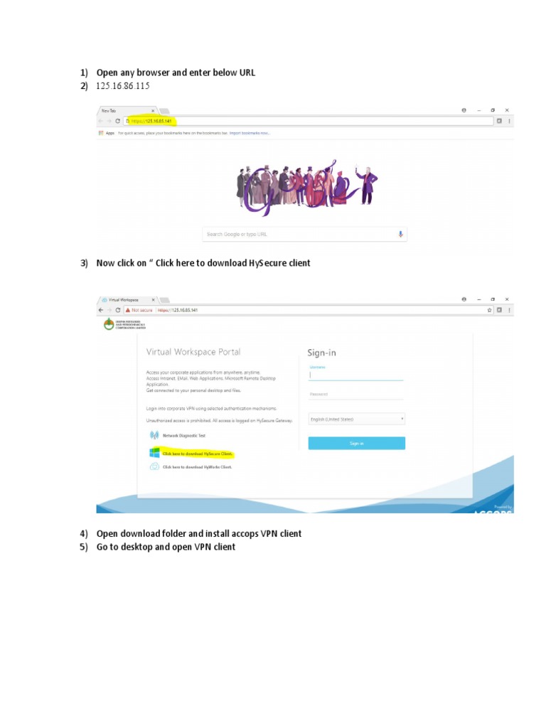 VPN Setup Guide for Employees | PDF