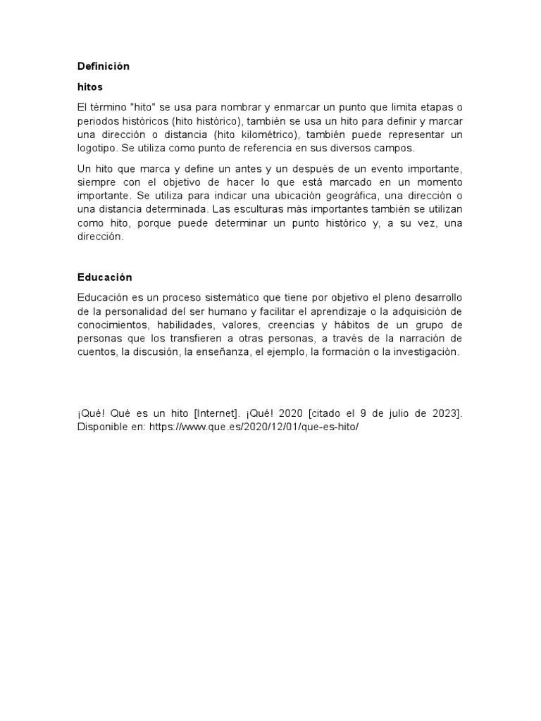 Definición de Hitos | PDF