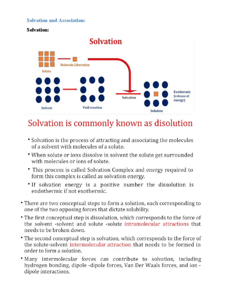 4solvation and association (2). updateddocx | PDF