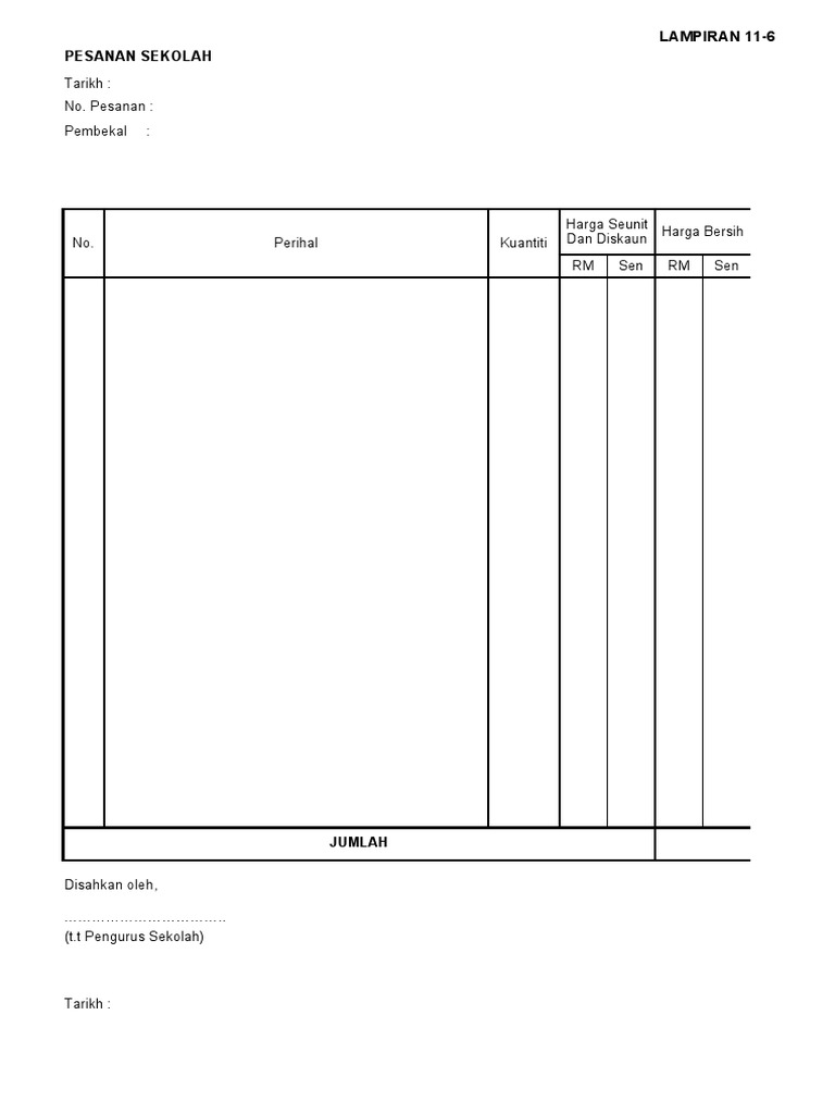Pesanan Sekolah UPLOAD | PDF Pesanan Sekolah UPLOAD | PDF