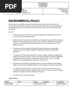 Environmental Policy Template Guide | PDF | Environmental Policy ...